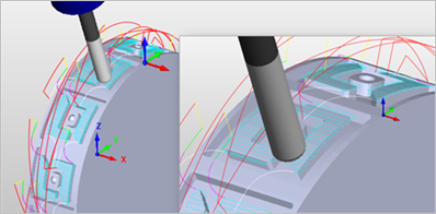 MILL Module > Creating 4 Axis Operations > 4 Axis Facing > Control Geometry
