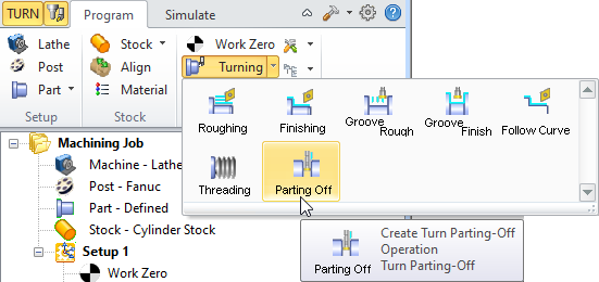 TURN Module > Overview of Machining Methods > Turning Operations ...