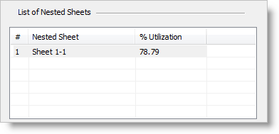 NEST Module > Nesting Browser Work Flow > Choose Nesting Parameters