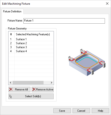 MILL Module > Creating Machining Operations > Geometry > Fixture Geometry
