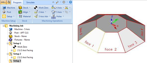 MILL Module > Overview of Machining Methods > 5 Axis Overview > Using ...