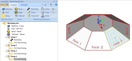 MILL Module > Overview of Machining Methods > 5 Axis Overview > Using ...