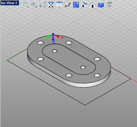 VisualCAD > The Ribbon Bar > Display > Orient > Iso View 1-4