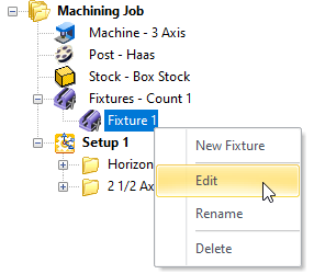 MILL Module > Creating Machining Operations > Geometry > Fixture Geometry