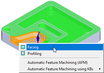 MILL Module > Creating Machining Operations > Features > Interactive ...