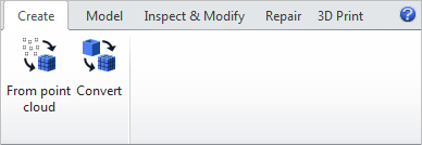 MESH Module > Ribbon Bar