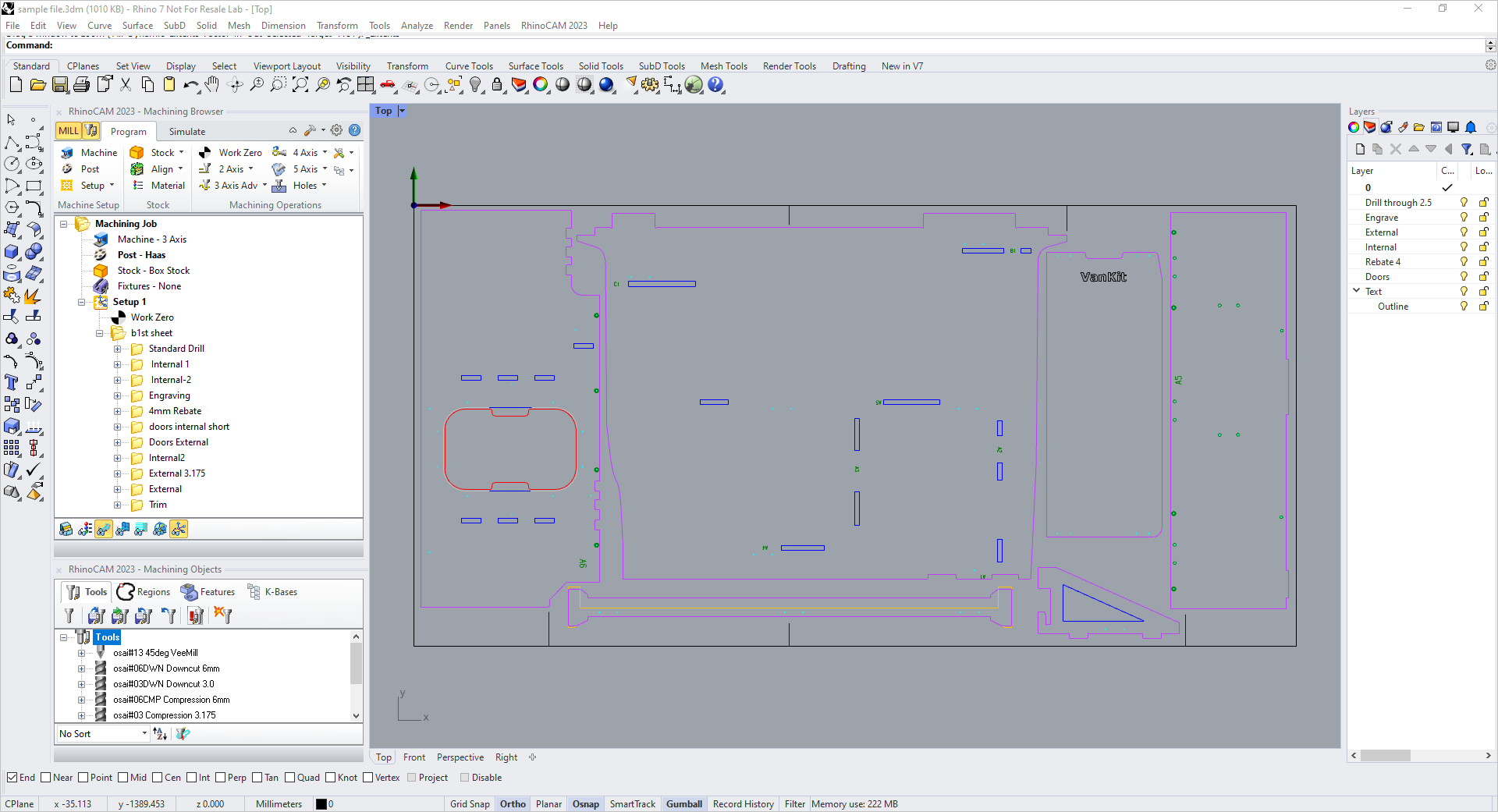 Rhinocam S Programmable Post Processor Mecsoft Corporation